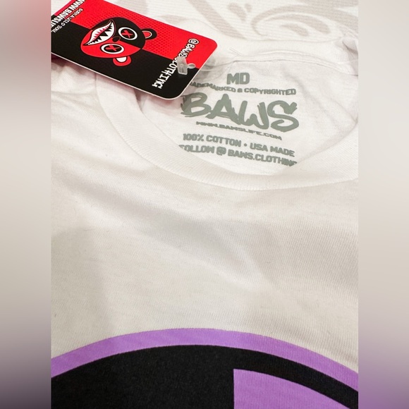 Shirts | Baws Purple Reverse Yayo Tee Size M | Poshmark